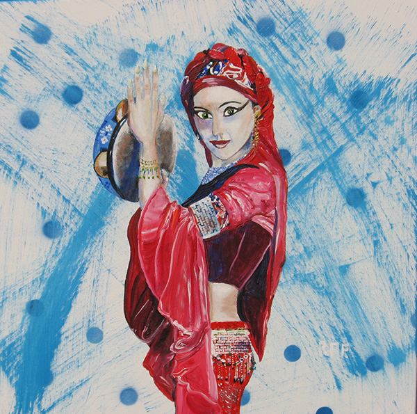 RAF. Artiste peintre - Les Gitans - Tableaux de RAF.